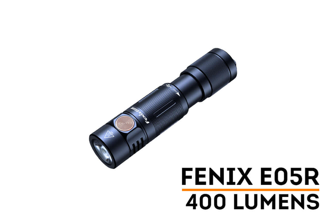 Fenix E05R Mini Keychain Flashlight - 400 Lumens – Stahl Steel Works